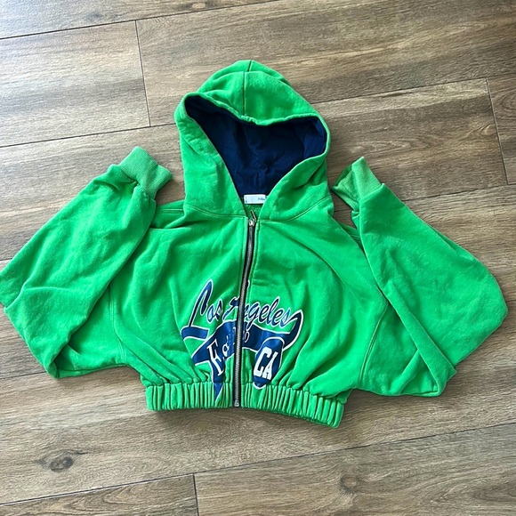 Adika | Tops | Adika Cropped La Zip Up | Poshmark